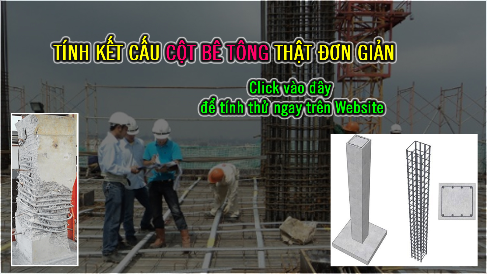 TÍNH CỘT BTCT ONLINE MIỄN PHÍ